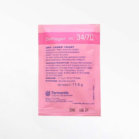 SafLager™ W34/70 - Fermentis Trockenhefe 11,5 g - braumischung.de